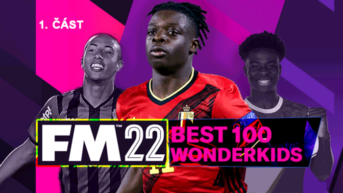 FM22 Seznam nejlepších 100 Wonderkids (talentů) pro FM2022 | Část 1 | F-mko.cz
